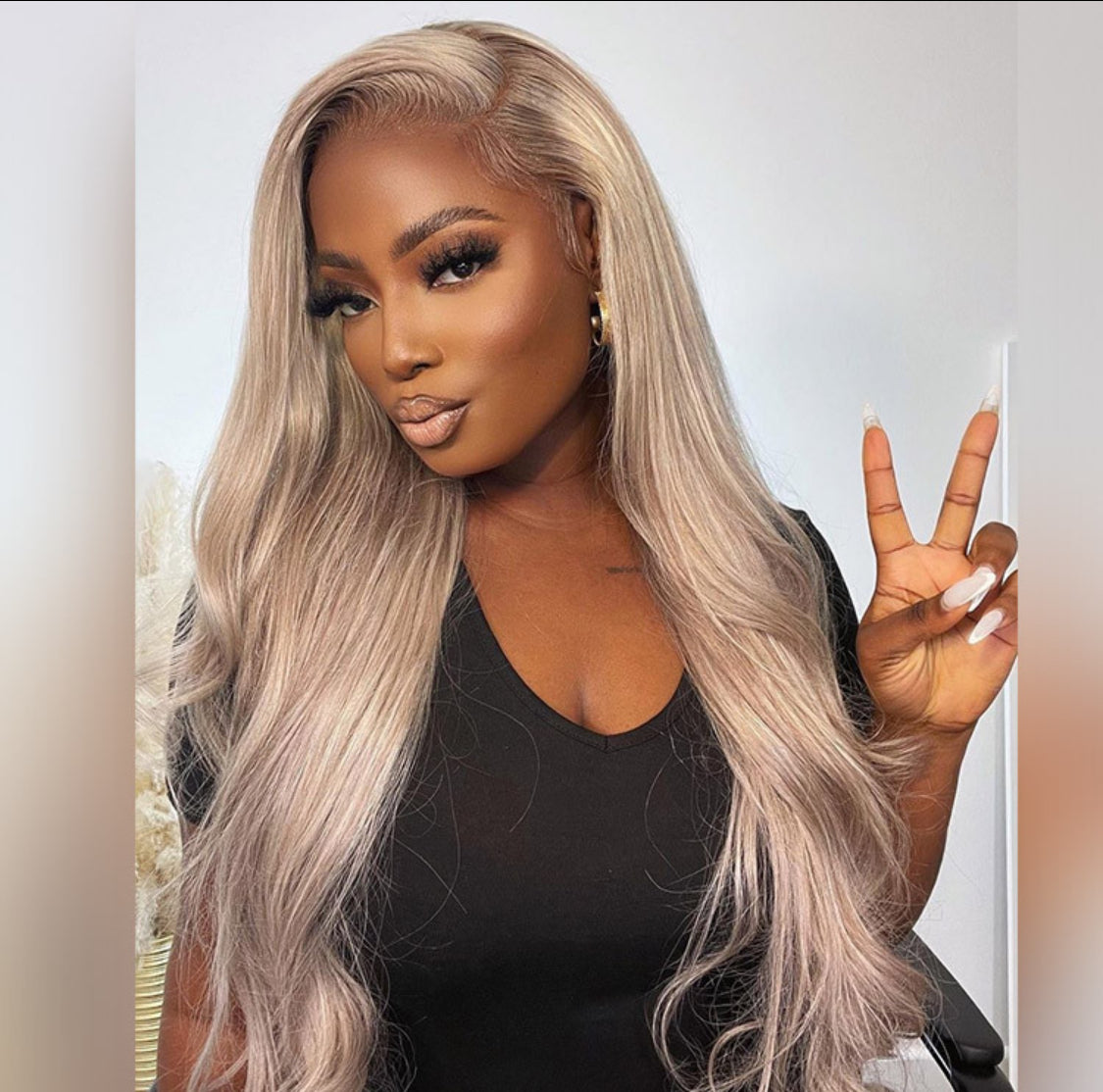 ASHBLONDE VIRGIN HD LACE WIGS 180%DENSITY